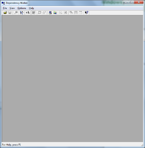 Analyzing dependencies with Dependency Walker