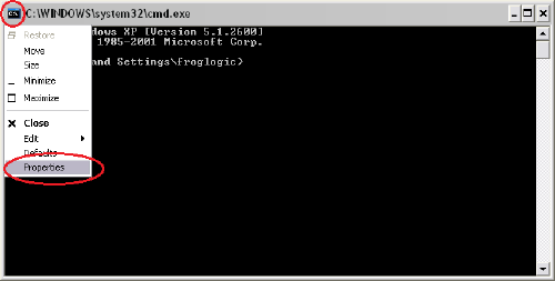 Copy and paste in cmd.exe