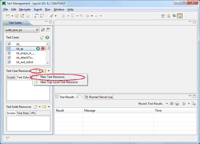 Creating and reading test data Creating and reading test data