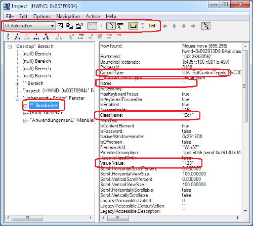 Getting information about toolkits and GUI controls (Windows)