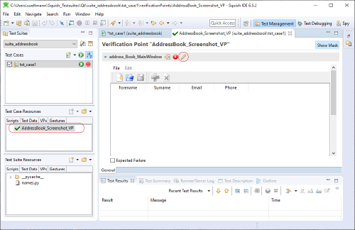 Image comparison modes in screenshot verification points