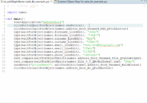 Leverage the improved IDE integration of the Script-Based Object Map