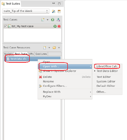 Using External Tools with the Squish IDE